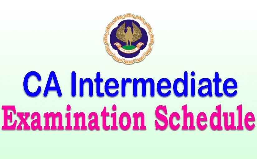 CA Intermediate Exam Dates And Admit Card Dec 2021 - Dreams wire