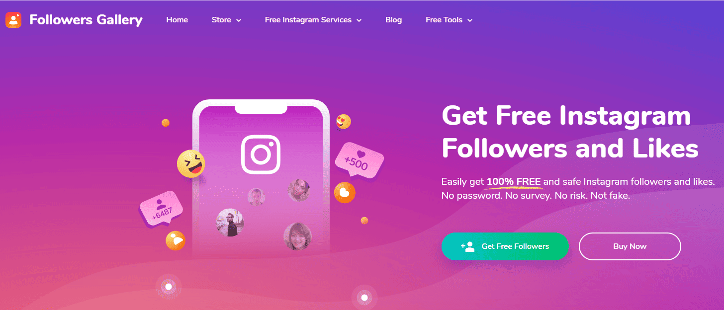 Enjoy Free Instagram Services with Followers Gallery - Dreams wire